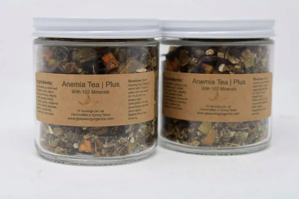 Anemia Tea Plus with 102 Minerals | Iron Boost – GlassWing Organics