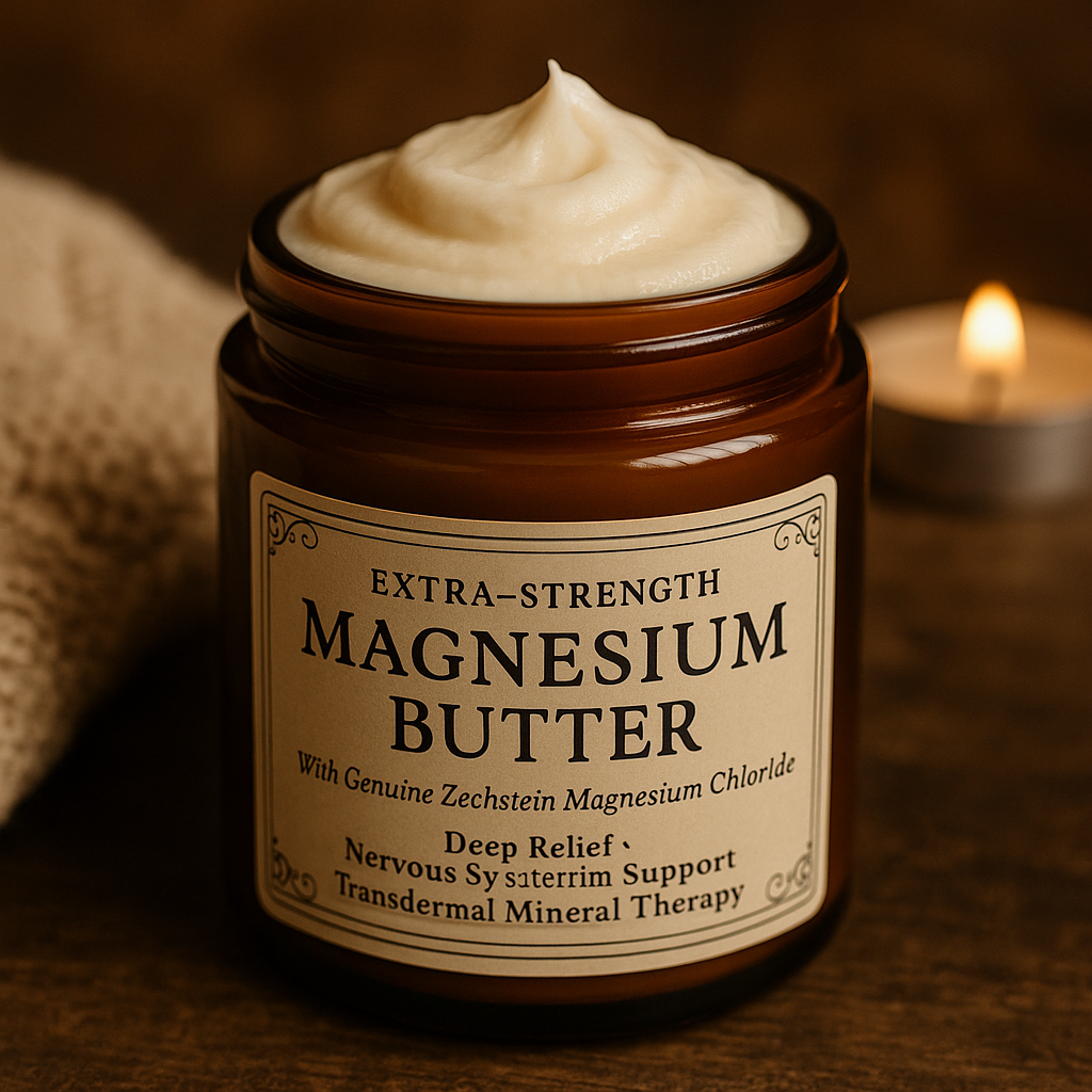 Extra Strength Magnesium Butter | Infused with Genuine Zechstein Magne ...